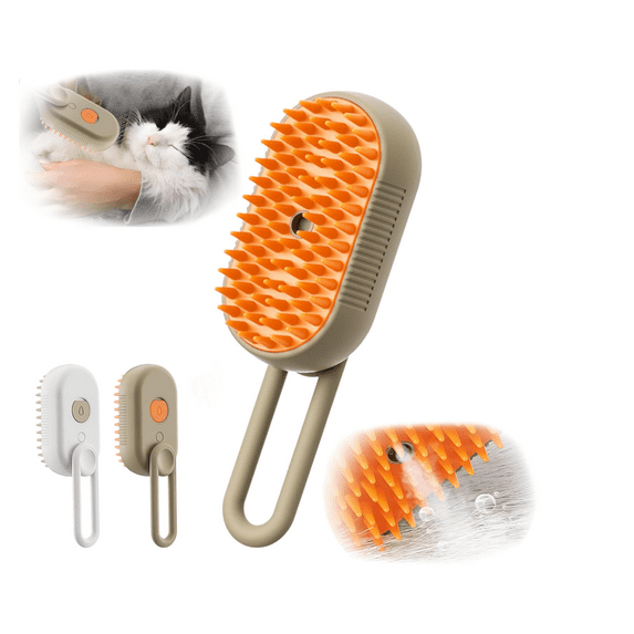 Cat Steam Brush for Shedding 2025 New 3 in 1 Cat Brushes for Indoor ...