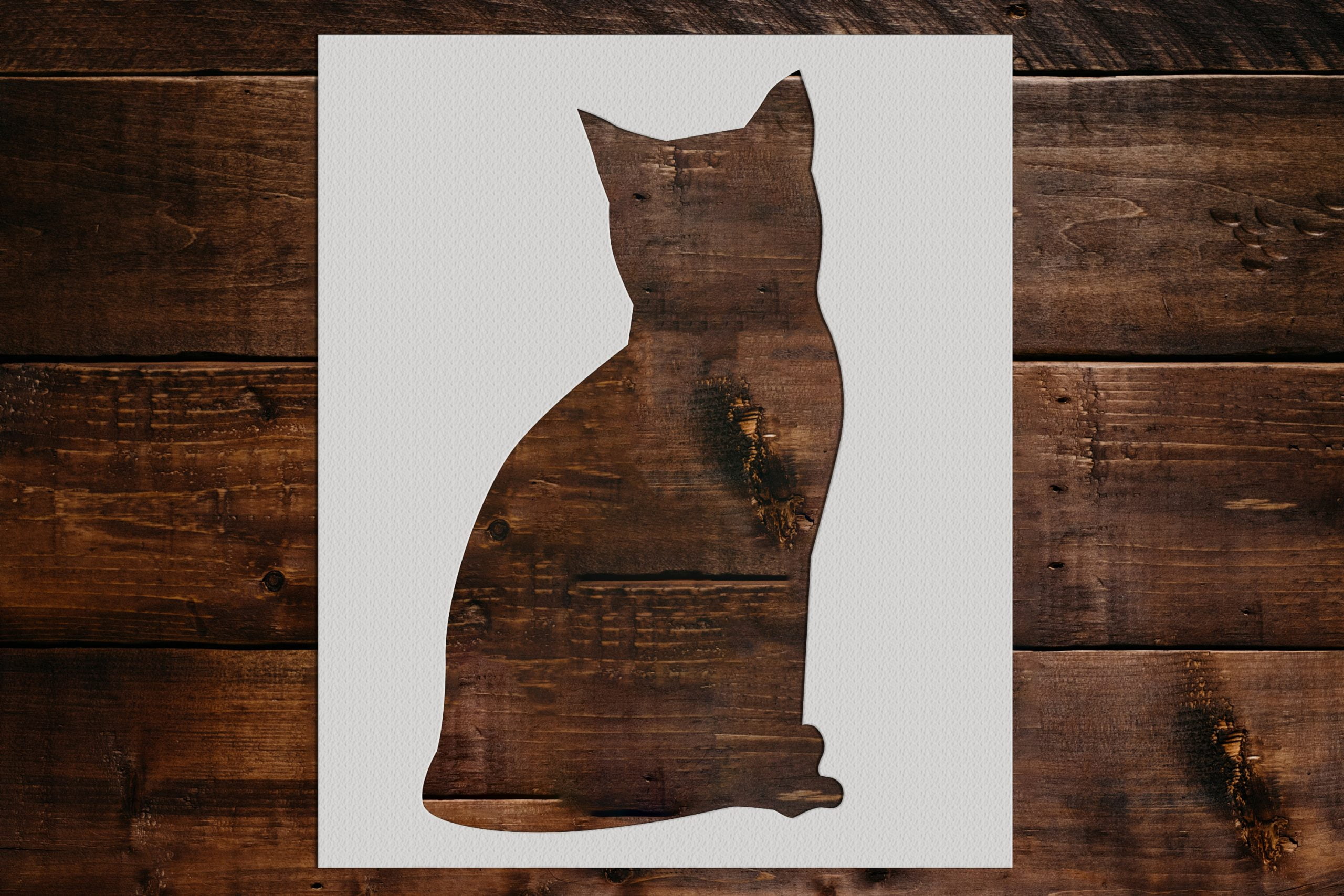 Cat Stencil - Art and Wall Stencil (18"x24") - Walmart.com