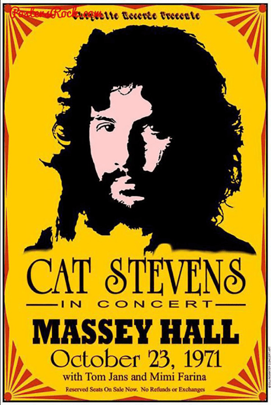 Cat Stevens Poster 24x36 - Iconic Singer-Songwriter Folk Rock Music ...