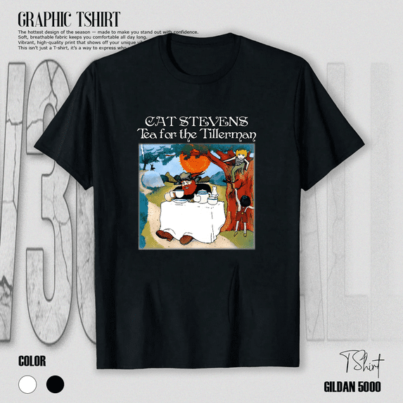 Cat Stevens Tea For The Tillerman Folk Rock Album Art Unisex T-Shirt ...