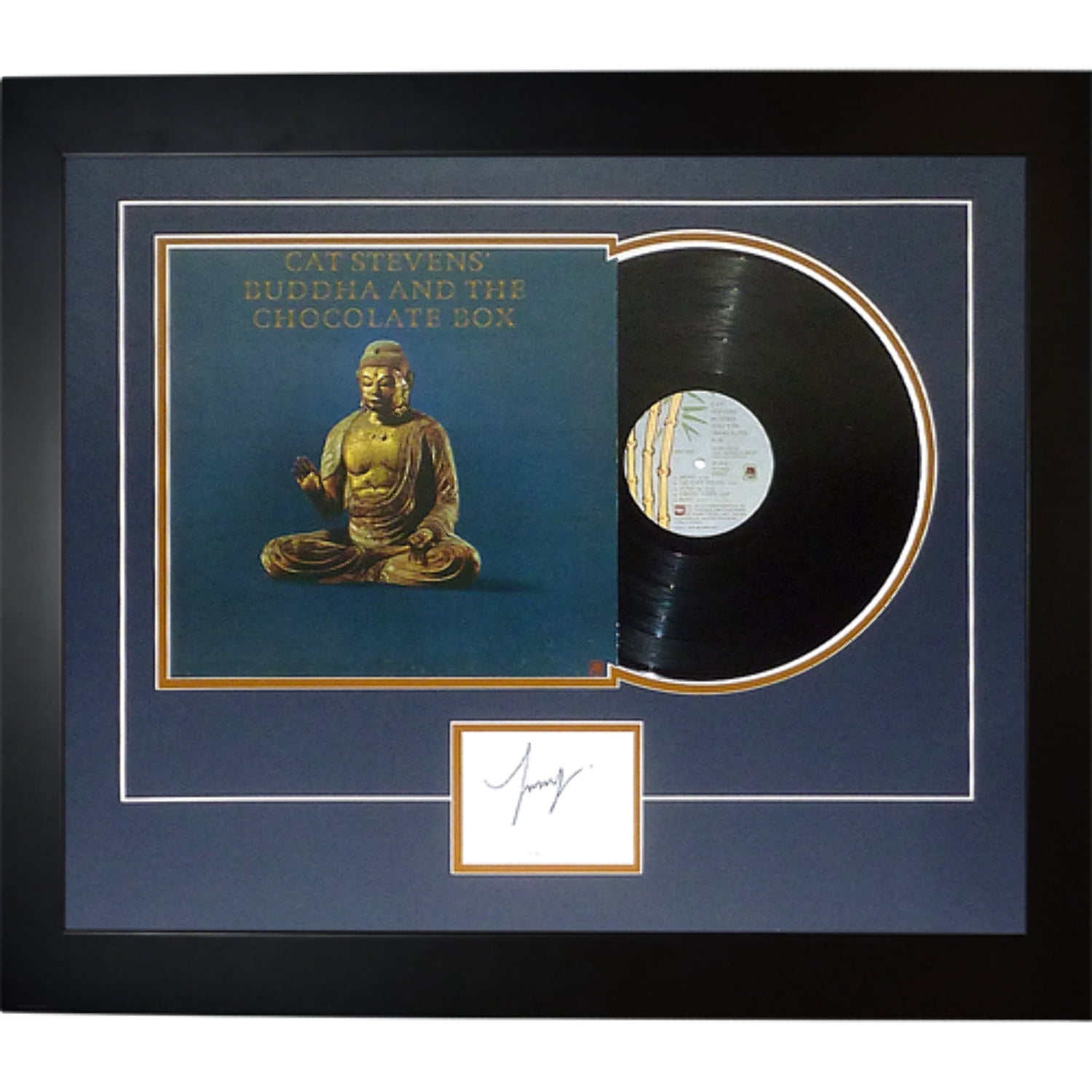 Cat Stevens Yusuf Islam Autograph Deluxe Framed with Budda and the ...