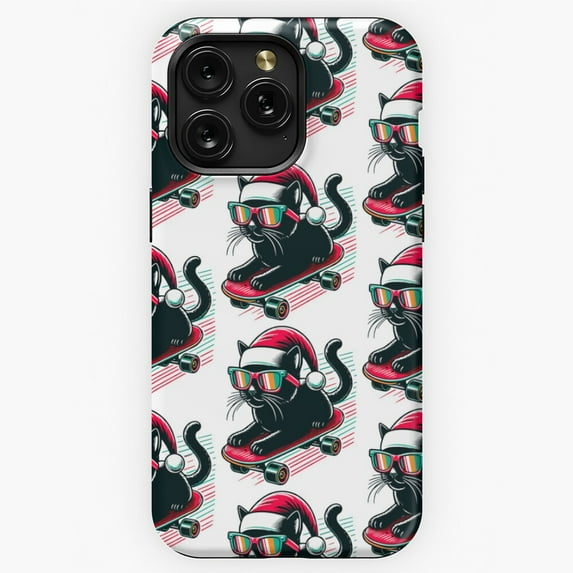 Cat Sticker Cute Holiday Decorative Design Art iPhone Case 17 16 15 14 ...