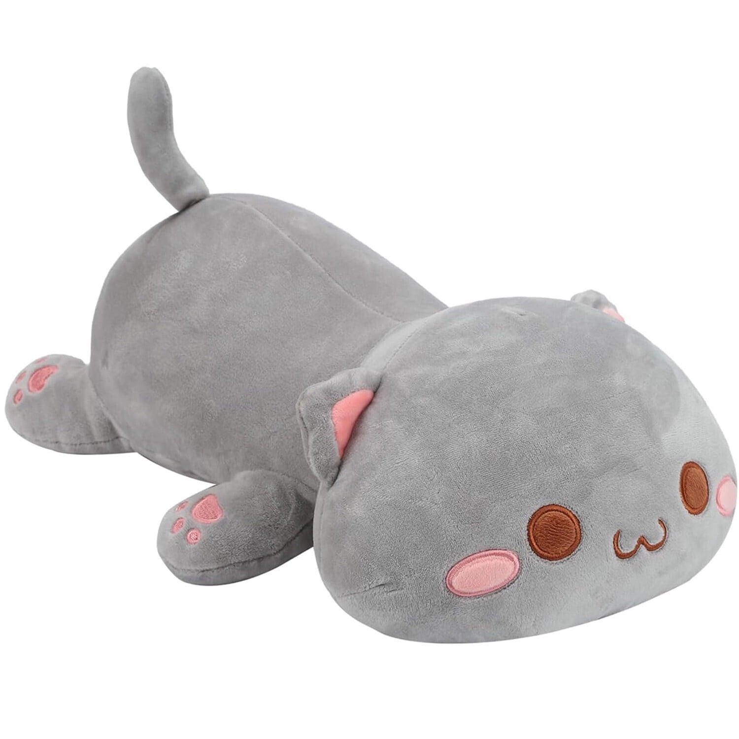 Cat Stuffed Animals Plush Cute Soft Cat Plush Pillow Toys Kawaii Cat ...