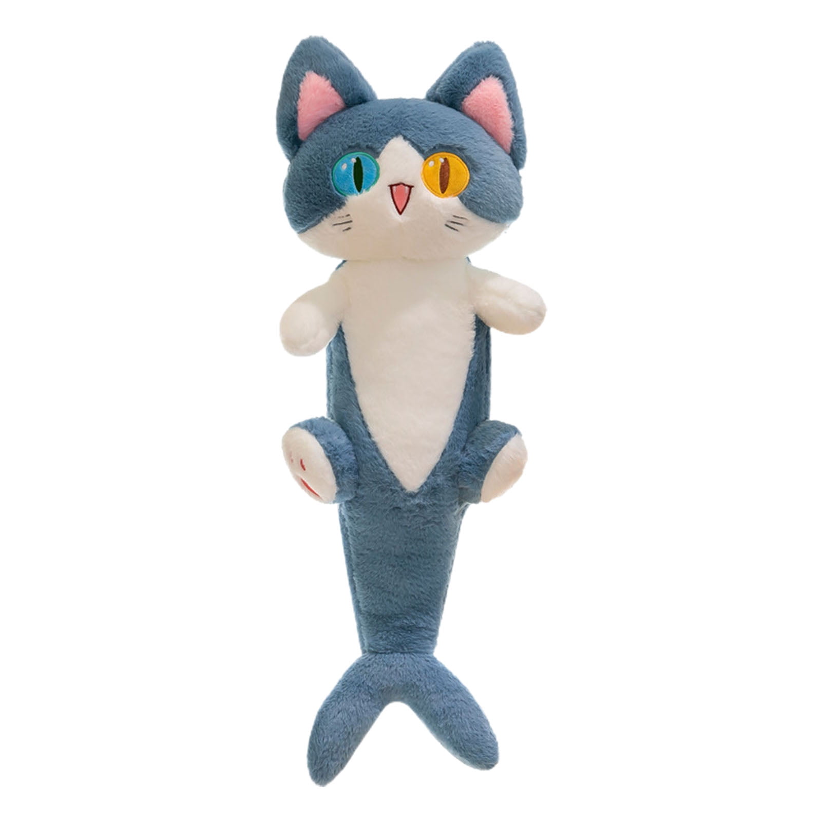 Cat Stuffed Pillow Soft Lovely Shark Body Cartoon Doll Plushie ...