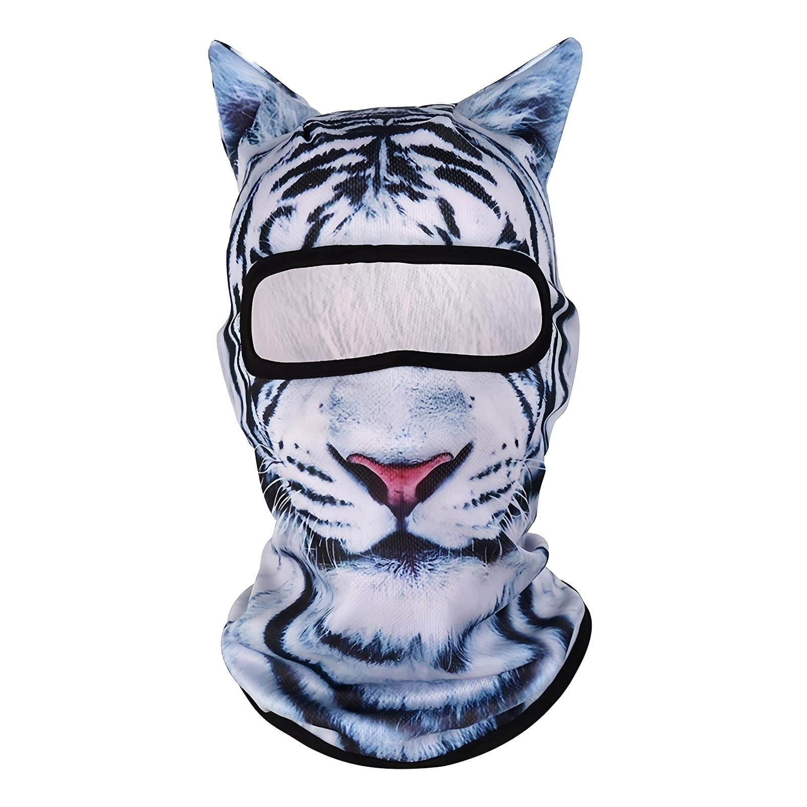 Cat Style Ski Mask Balaclava 3D Animal Face Cover with Ears for Winter ...