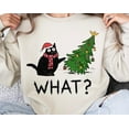 Cat Sweatshirt, What? Sweatshirt, Knocked Over Cute Cat Lover Hoodie ...