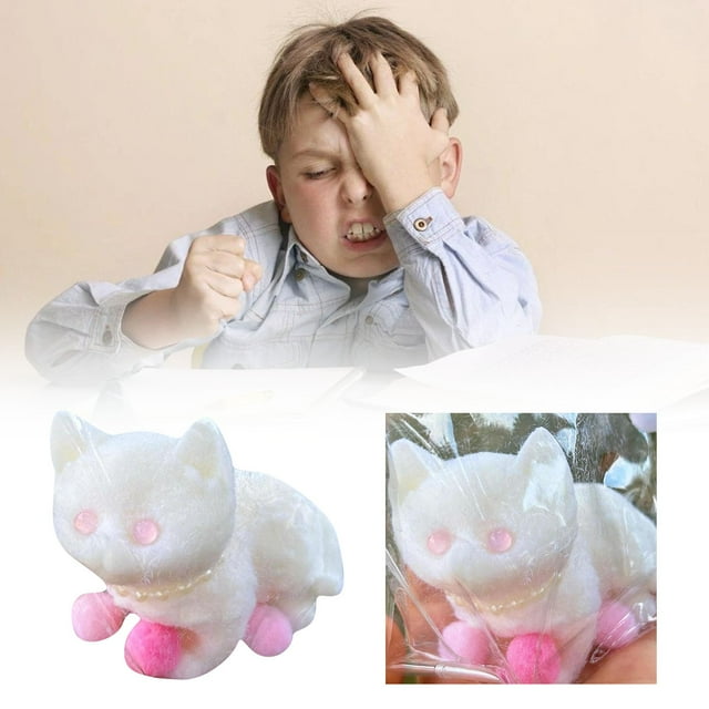 Cat Taba Squishy,Non-Irritating Ultra Soft Squishy Fidget Squeeze Toys ...