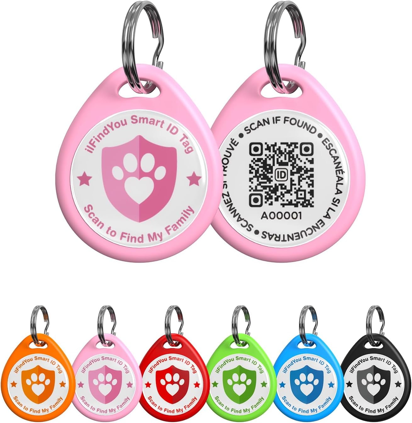 Cat Tags Personalized Small, QR Code Cat Name Tags for Kitten Collar ...