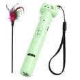 Cat Teaser Pointer Interactive Stick With Type C Rechargeable For Cats ...
