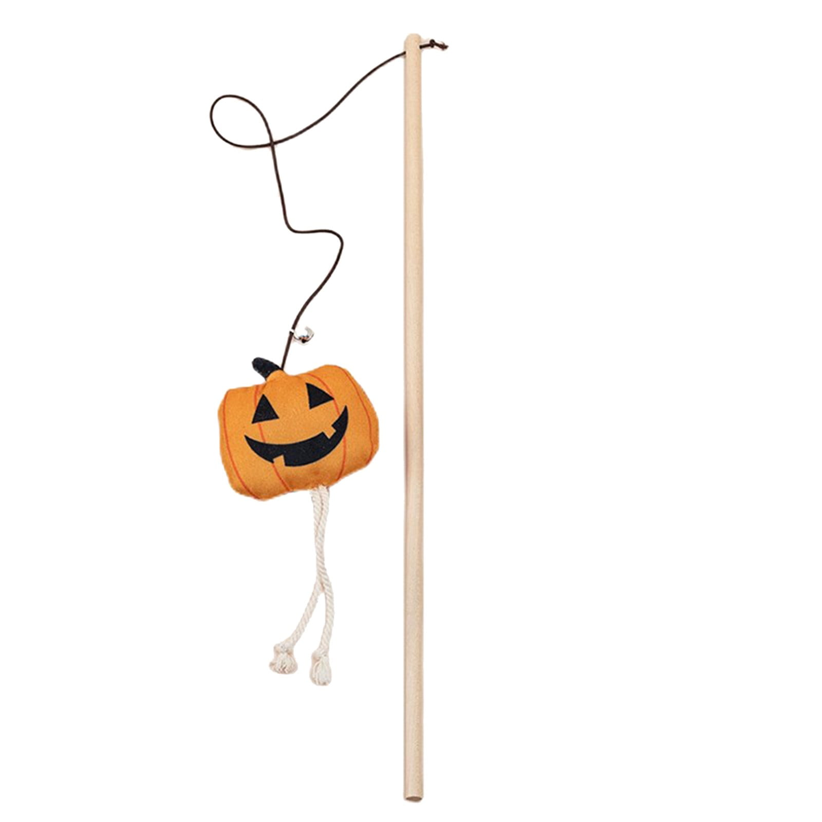 Cat Teasers Interactive Feline Halloween Toys - Cute Pumpkin Cuddle for ...