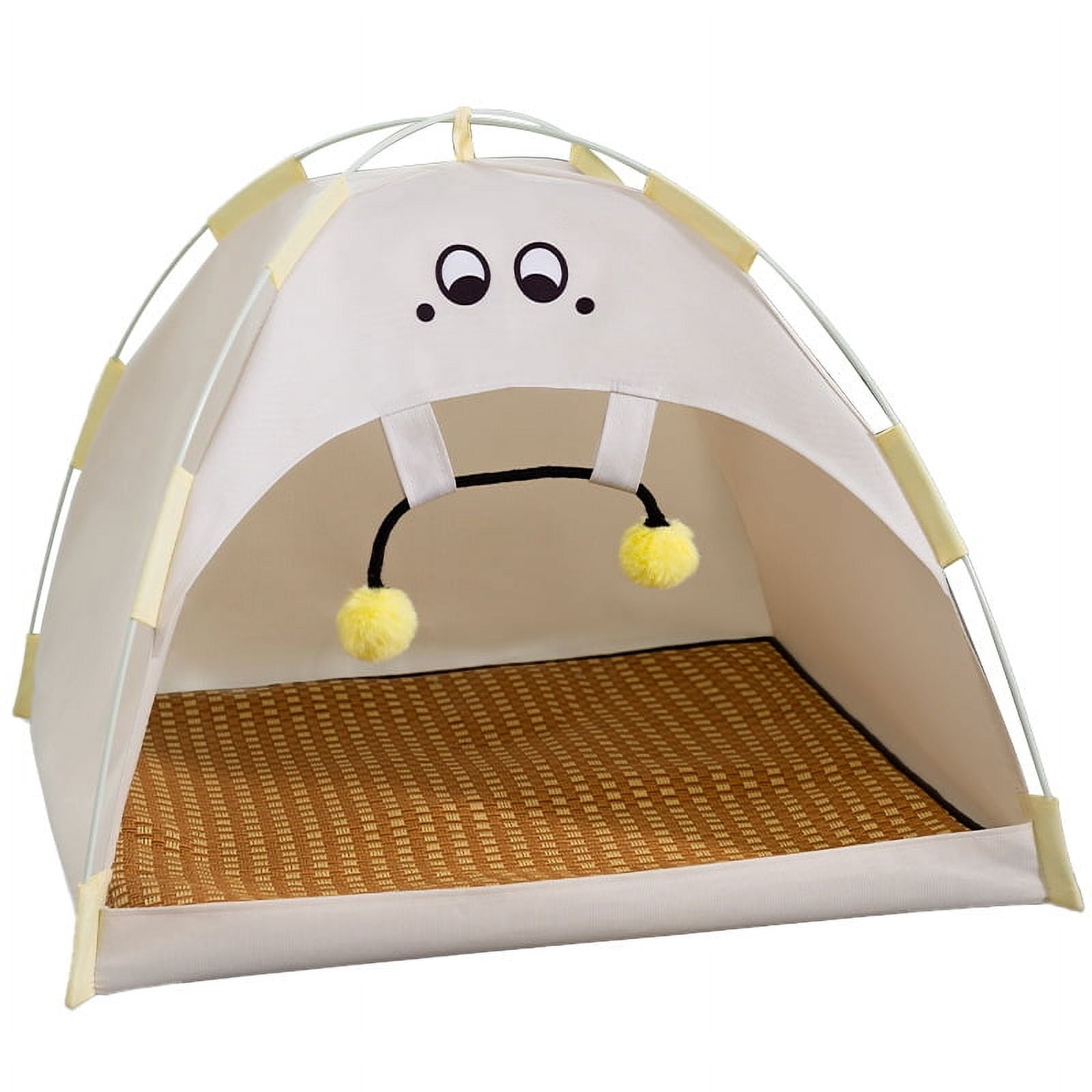 Cat Tent, Large Cave Bed for Indoor Cats and Small Dogs with Summer ...
