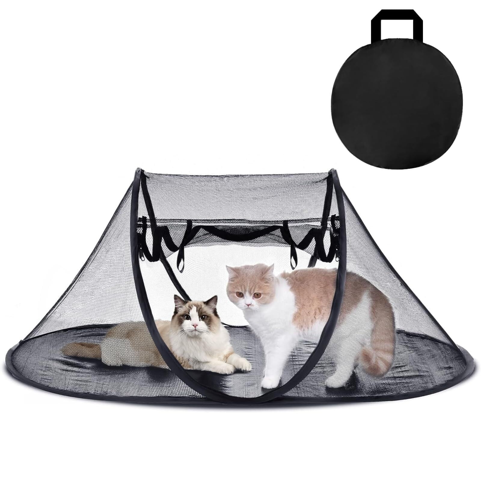 Cat Tent Outdoor, Portable Outdoor Cat Enclosures Suitable,Foldable Pet ...