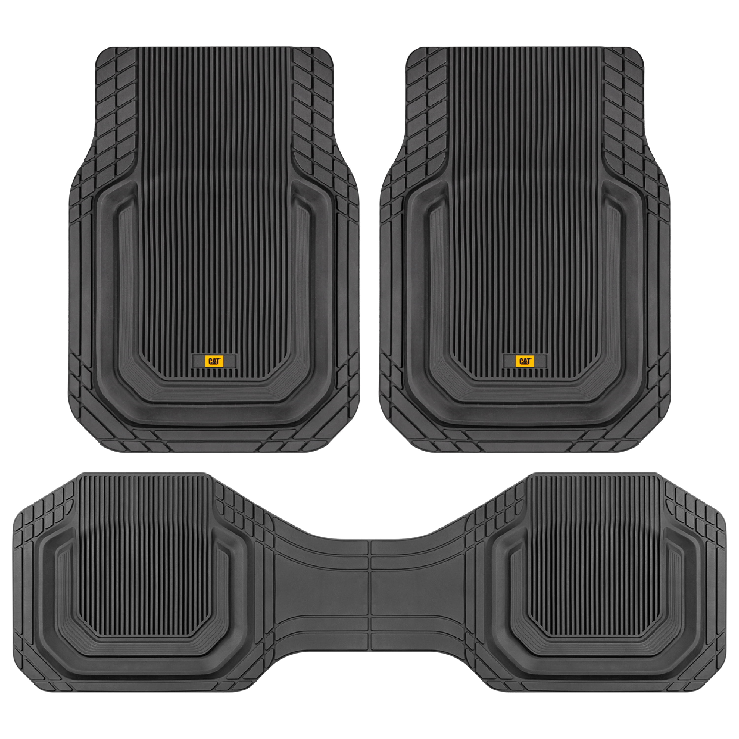 Cat® TerrainGuard™ Heavy-Duty 3-Piece All-Weather Rubber Floor Mats for ...