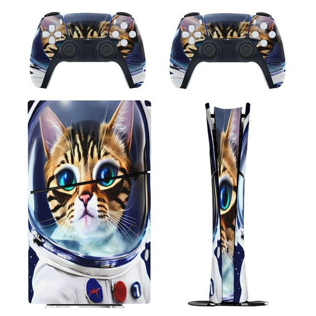 Cat, The Astronaut PS5/PS5 Slim Digital Disc Skin Sticker For Console ...