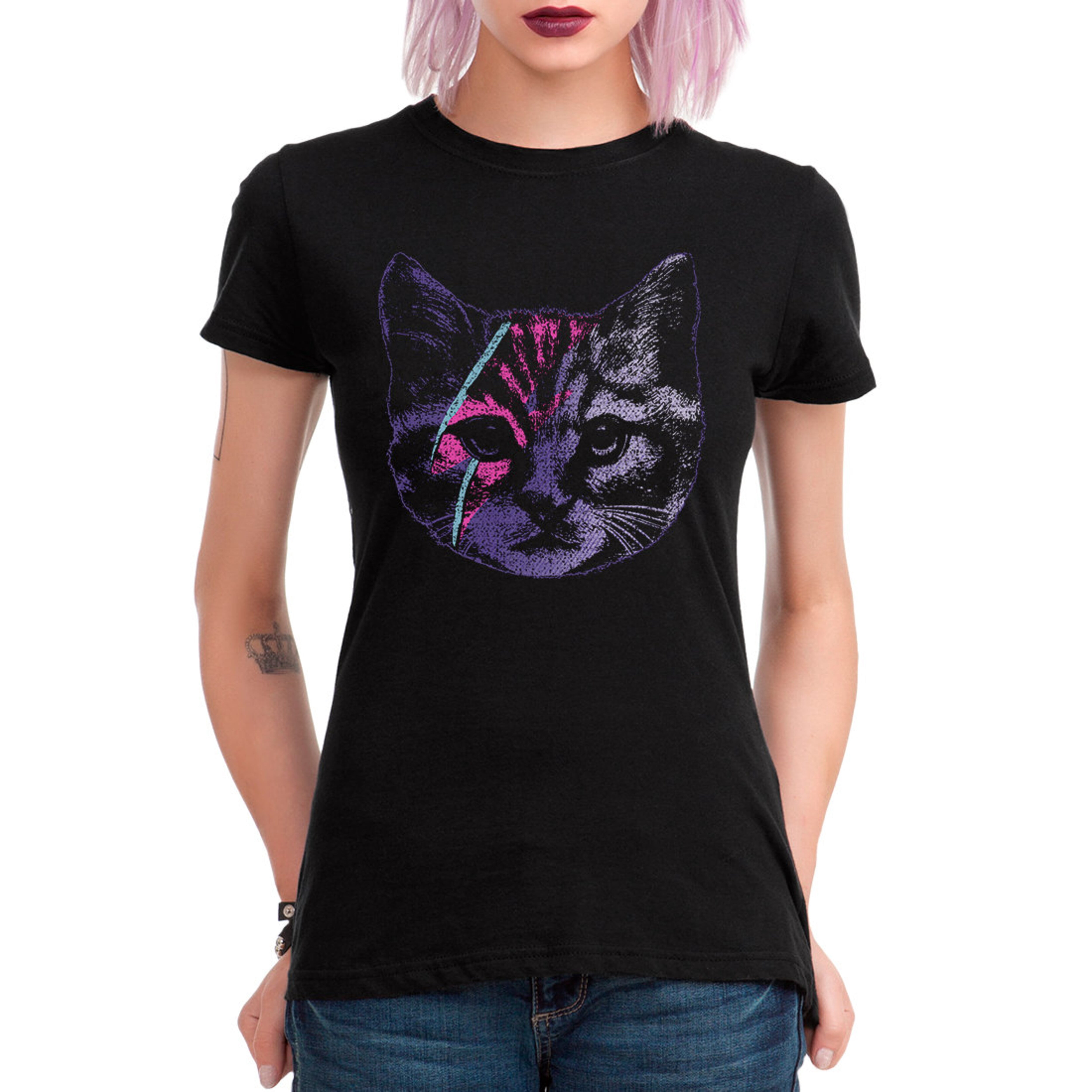 Cat The Ziggy Stardust T-Shirt, David Bowie Shirt, Men's and Women's ...