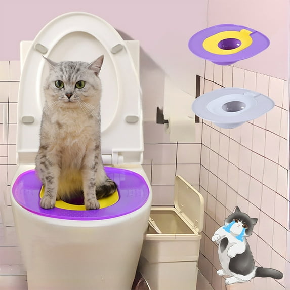 Cat Toilet Trainer, Human Toilet Adapter, BPA-Free Plastic, Splash ...