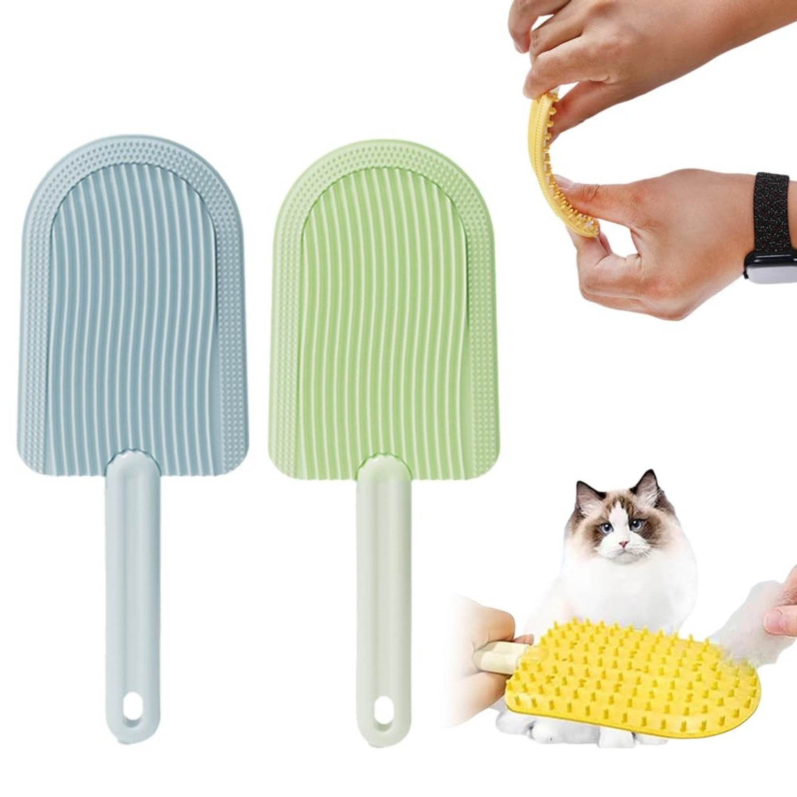 Cat Tongue Comb, 2024 New Cat Grooming Brush for Indoor Cats Shedding ...