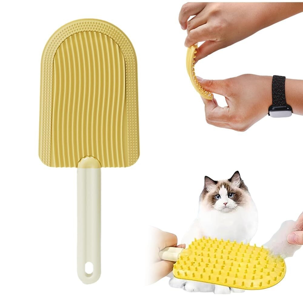 Cat Tongue Comb, Cute Cartoon Ice Cream Cat Tongue Brush Pet Ice Cream ...