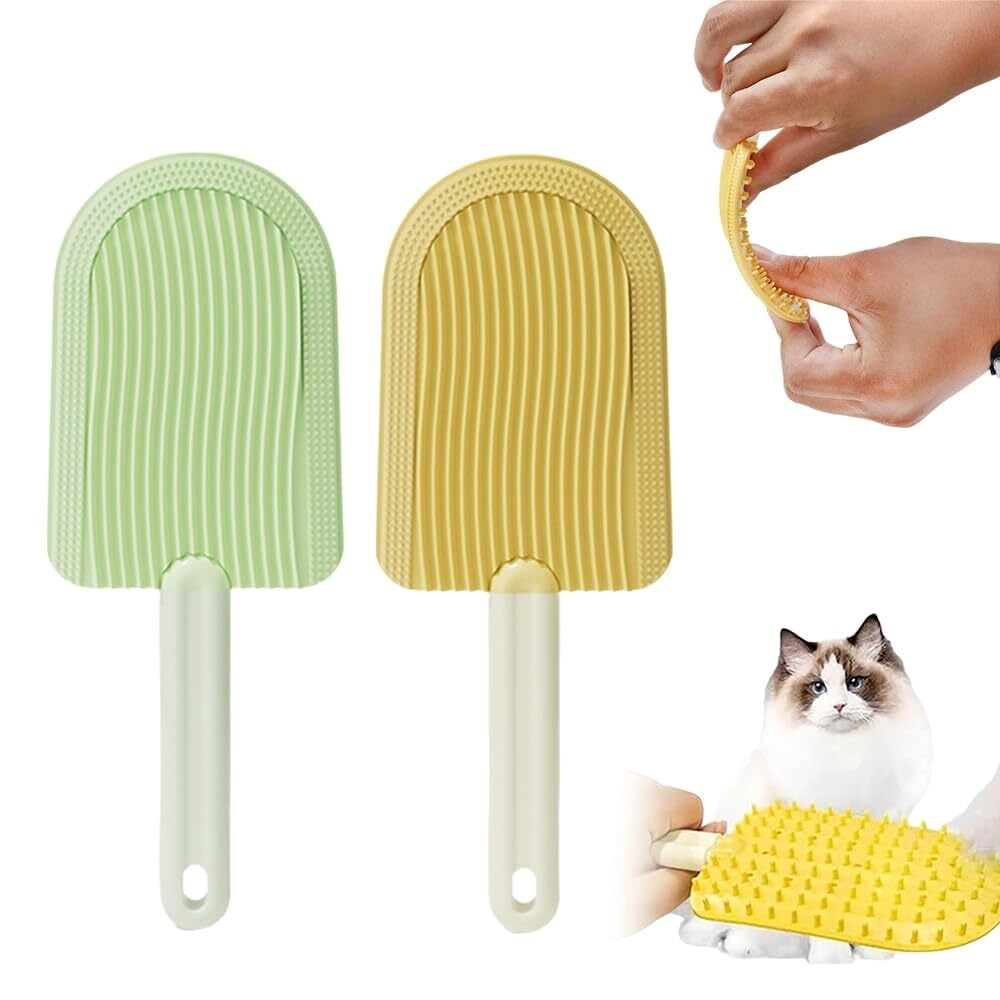 Cat Tongue Comb, Cute Cartoon Ice Cream Cat Tongue Brush Pet Ice Cream ...