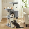Cat Tower Cat Tree For Indoor Cats 45.3Inch Cat Condo With Scratching ...