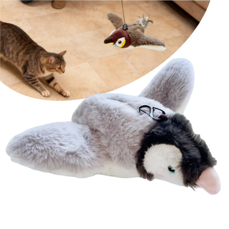 Cat Toy 2026 Upgrade Interactive Chirping Bird with Flapping Wings ...