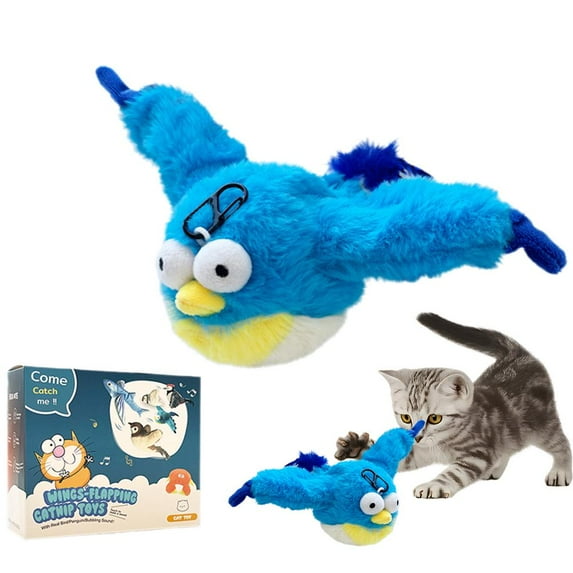 Cat Toy, 2026 Upgrade Interactive Chirping Bird with Flapping Wings ...