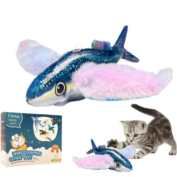 Cat Toy, 2026 Upgrade Interactive Chirping Bird with Flapping Wings ...