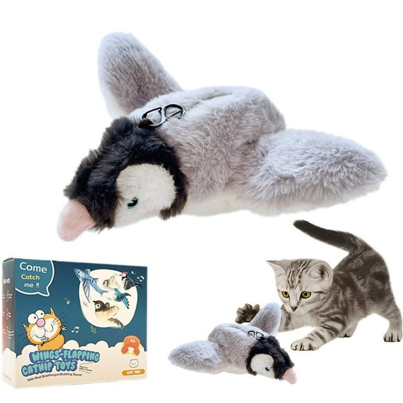 Cat Toy, 2026 Upgrade Interactive Chirping Bird with Flapping Wings ...