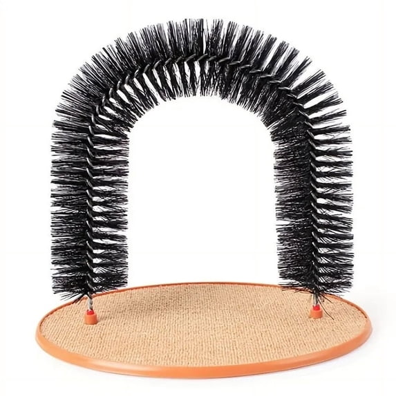 Cat Toy Arch Self Groome Pamper Feline with A Massage Grooming Rubbing ...
