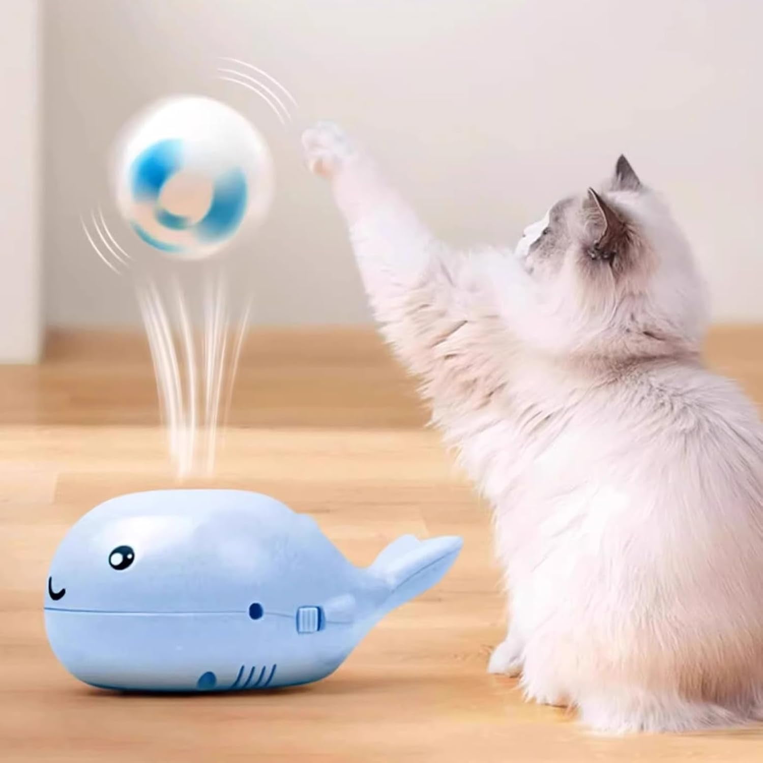 Cat Toy Ball, Interactive Floating Ball Cat Toy, Whale Electric ...