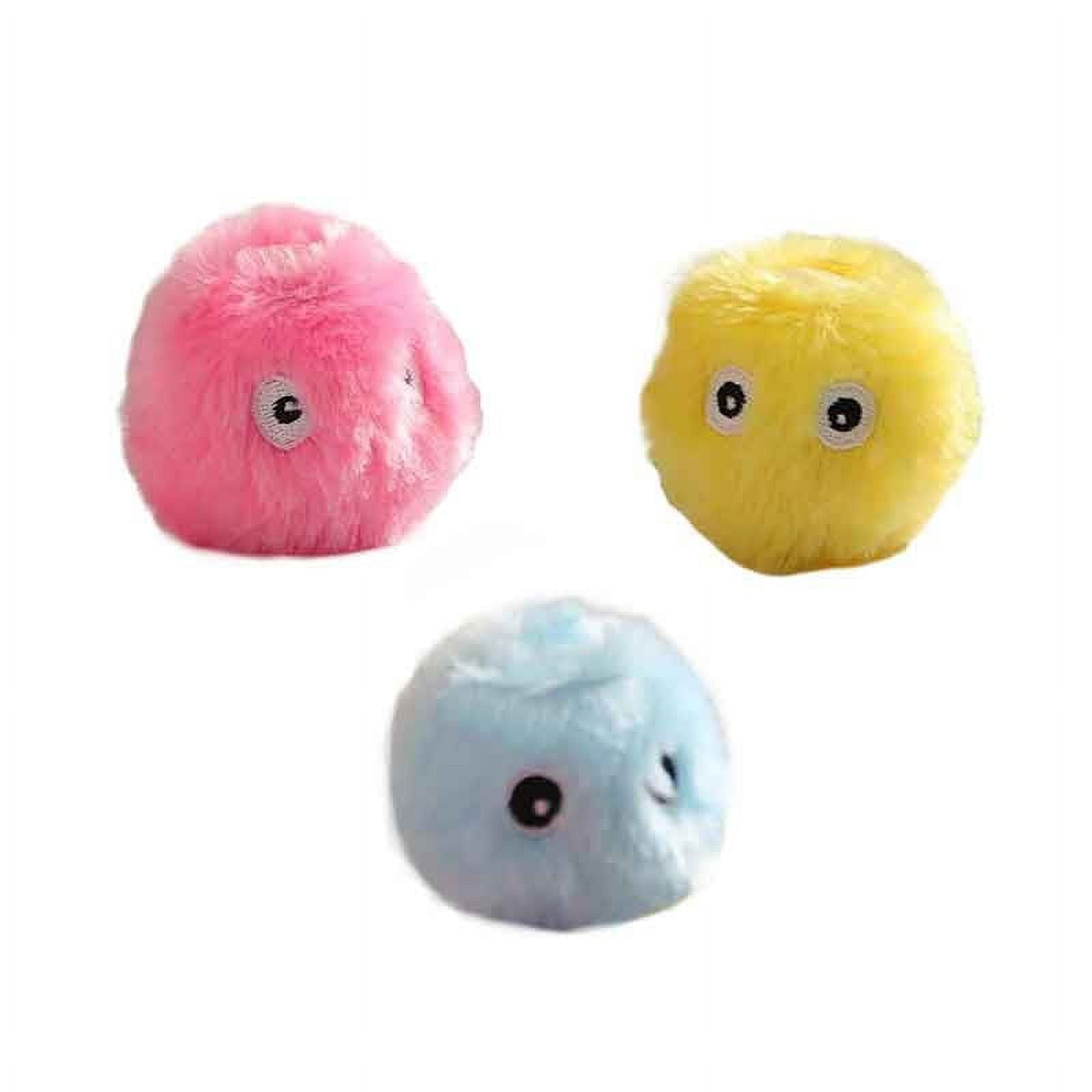 Cat Toy Balls with Sound, Set of 3, Chirping Cat Toys with Catnip ...