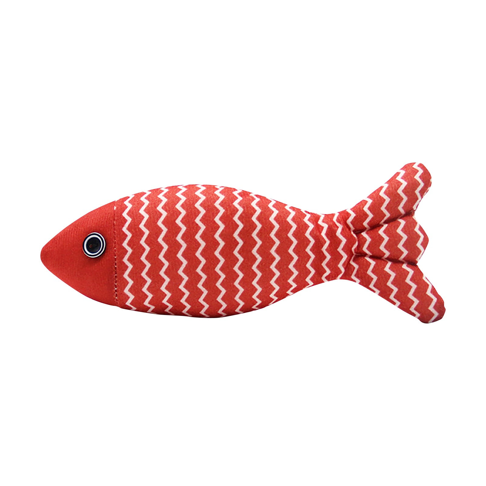 Cat Toy Fish, Catnip Toy Stuffed Cotton Fish Toy, Fun Cat Sackcloth ...