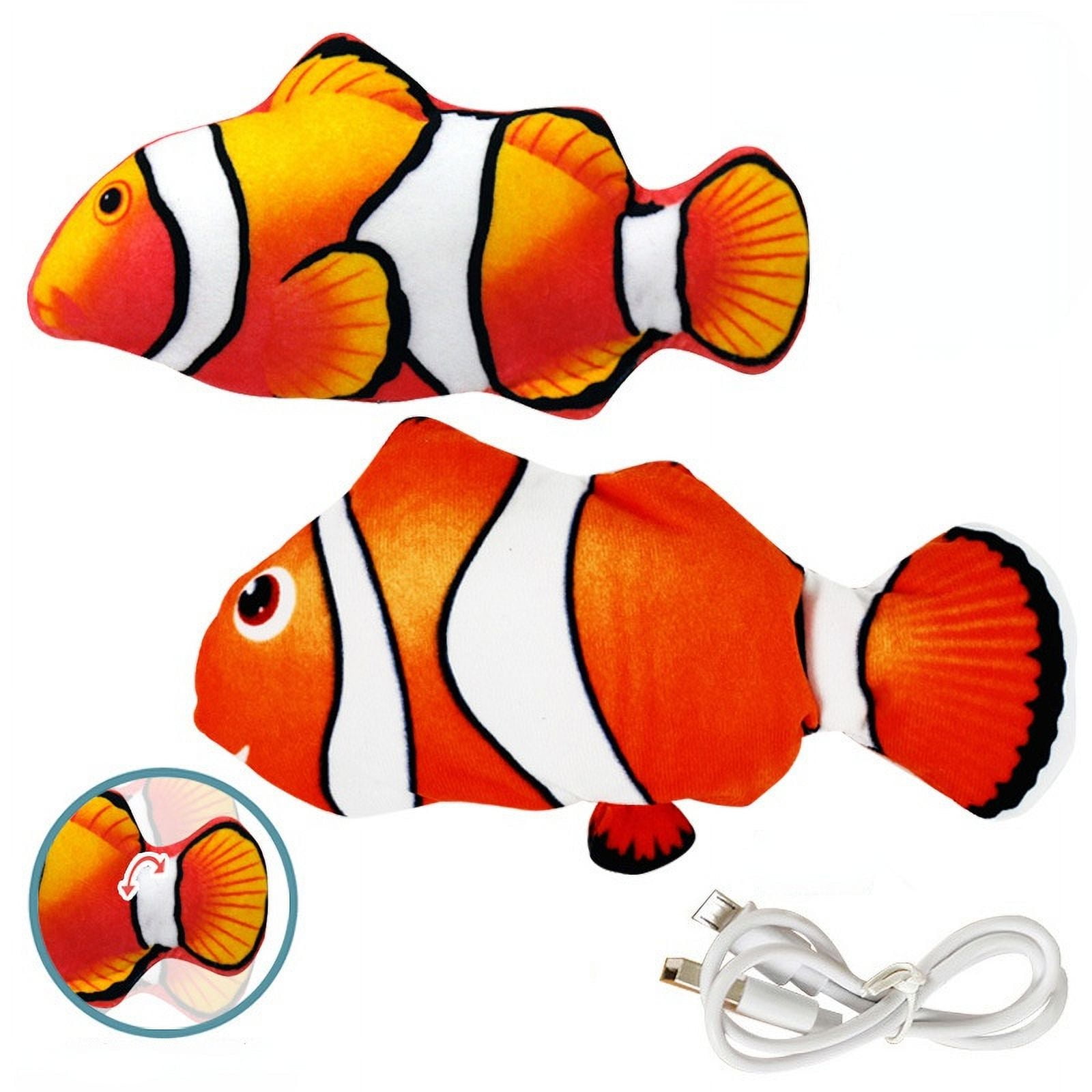 Cat Toy Flopping Fish, Electric Moving Fish Toy Realistic Simulation ...
