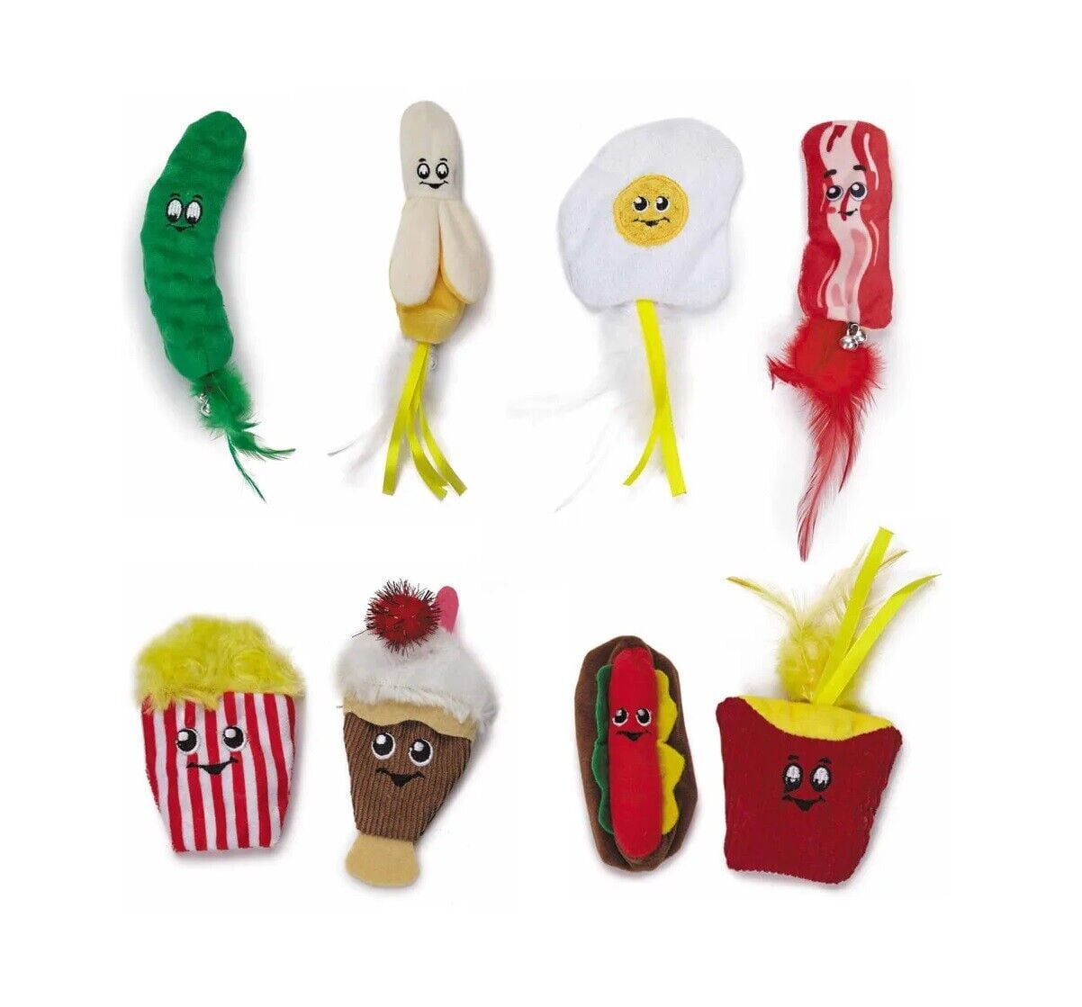 Cat Toy Food Junkeez Catnip Filled Unique Textures Feathers Select ...