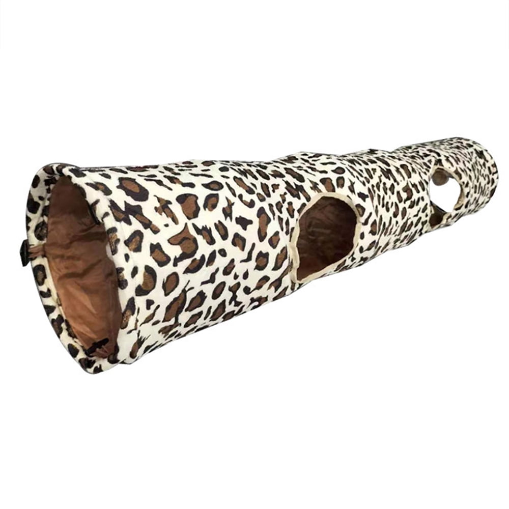 Nehlobo Cat Toy Hide and Seek Tunnel Cat Toy Collapsible Soft Cat ...