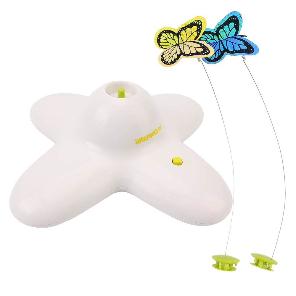 Cat Toy Interactive Flutter Bug 360 Degree Rotating Motion Automatic ...