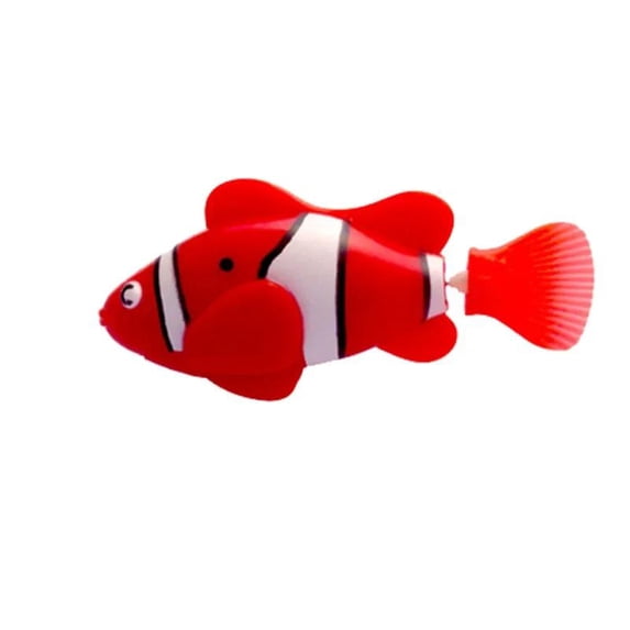 Cat Toy LED Inductive Interactive Swimming Robot Fish Toys Glowing ...