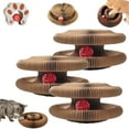Cat Toy, Magic Organ Cat Scratcher, Flexible Cats Scratcher, 360°Spiral ...