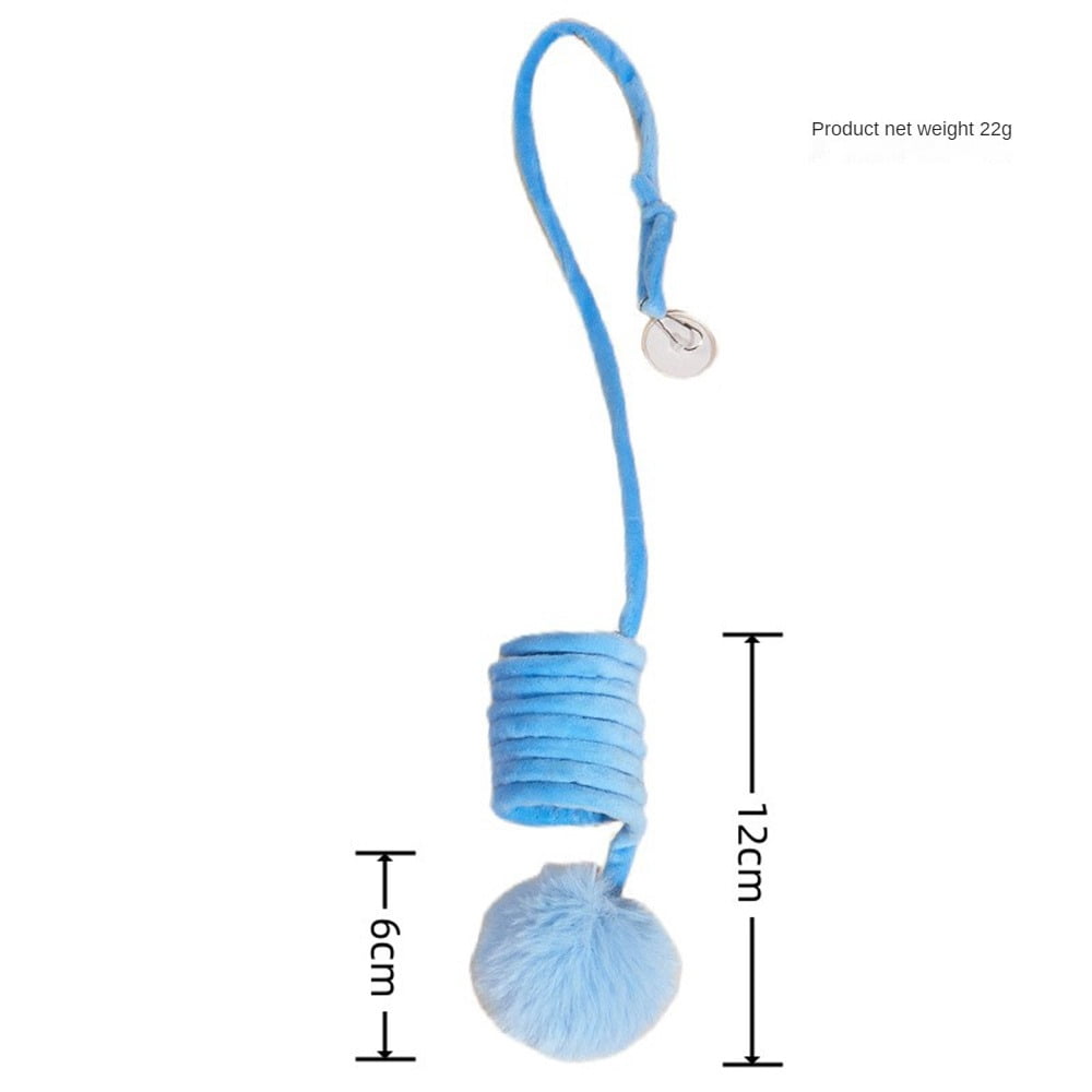 Cat Toy Swing Sticky Disc Elastic Hanging Door Teasing Cat Rope Long ...