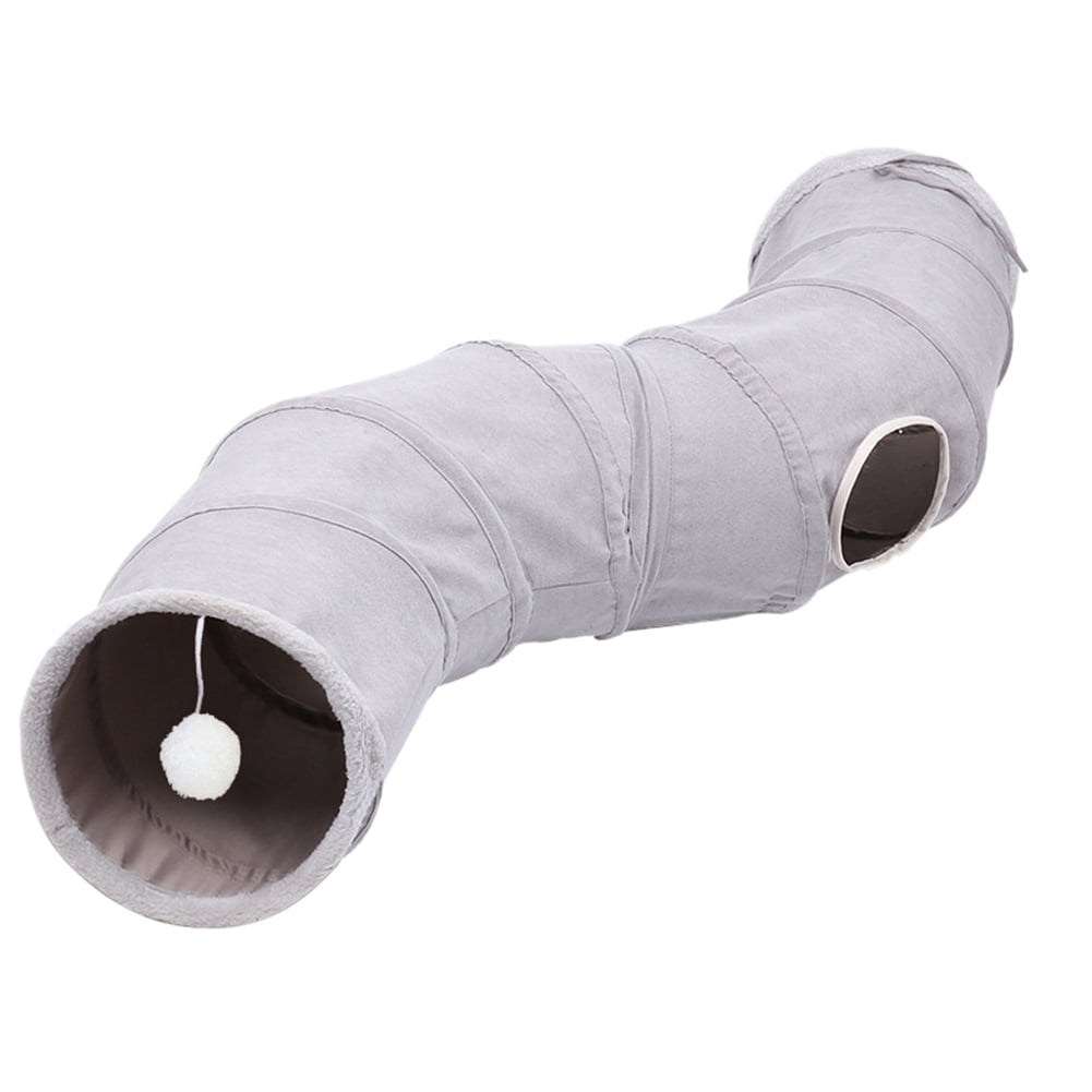 Cat Toy Tunnel Cat Tube Tunnel S Shape, Cats Toys Collapsible Tunnel ...