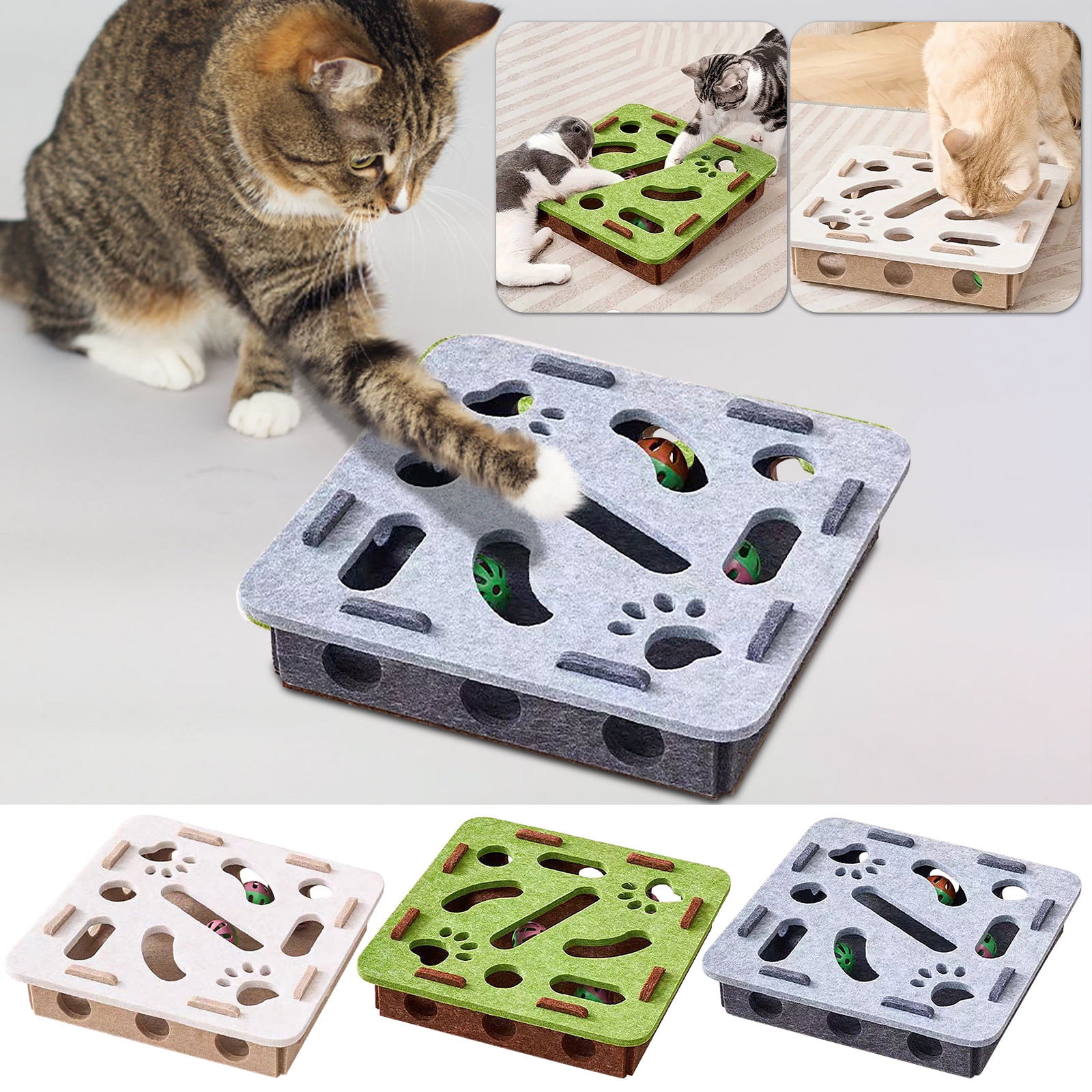 Cat Toy under $5! Yannianjz Interactive Pet Puzzle Box, Digging Toy ...