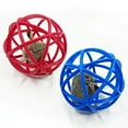 2 Pack Interactive Cat Toy Ball With Simulated Mouse Sound - Plastic ...