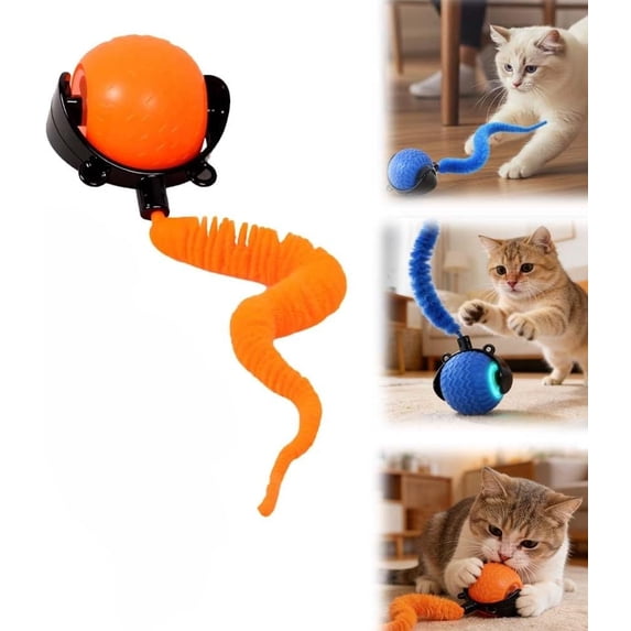 Cat Toys for Indoor Cats, 2026 New Interactive Cat Toy Ball, Automatic ...