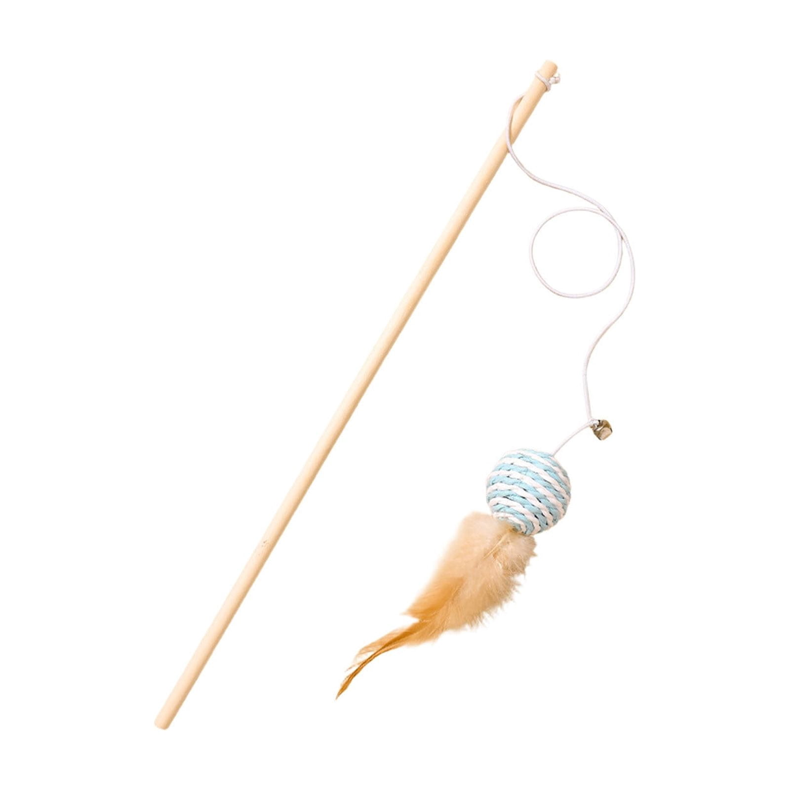 Cat Toys for Indoor Cats, Interactive Cat Toy Retractable Wand Toy, Cat ...