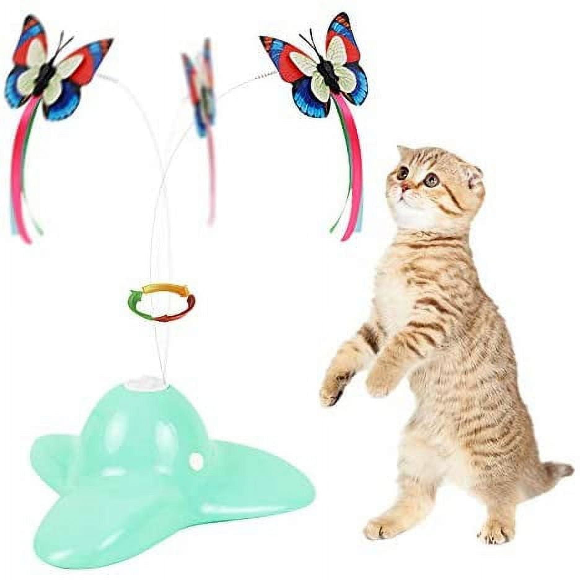 Cat Toys, Interactive Cat Toy Butterfly Funny Exercise Electric Flutter ...