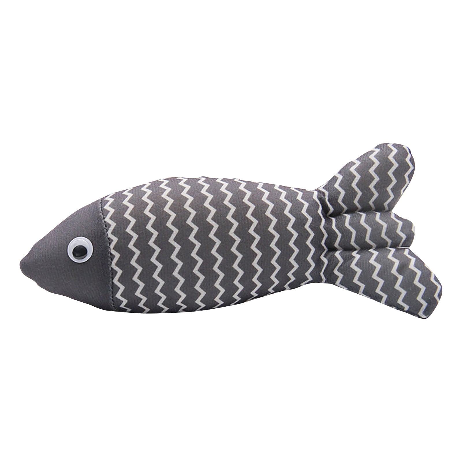 Cat Toys Interactive Cat Toy Fish Soft Plush Chewable Toy with Catnip for Indoor Cats Durable ...