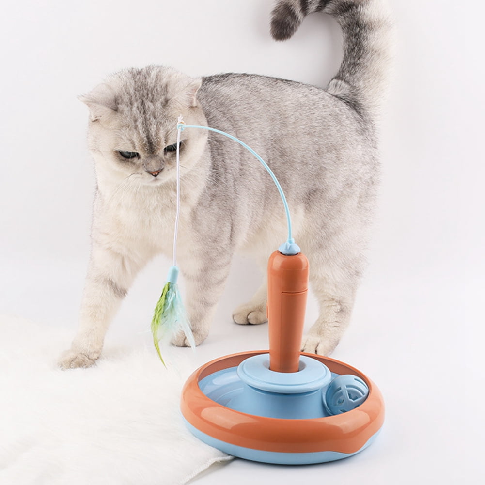 Cat Toys Interactive Detachable Design Hand-held Cat Teaser ...