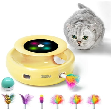 Cat Laser Toy Automatic Rotating Laser Pointer for Cat , Automatic ...