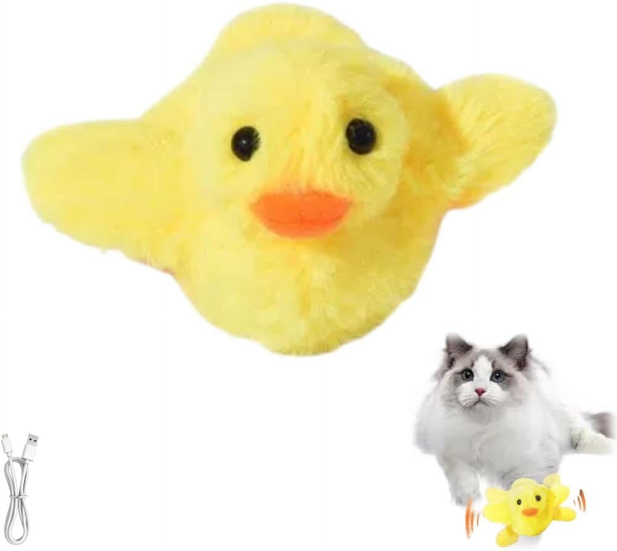 Cat Toys Rechargeable Flapping Duck New Upgraded Pat Duck Cat Toys ...