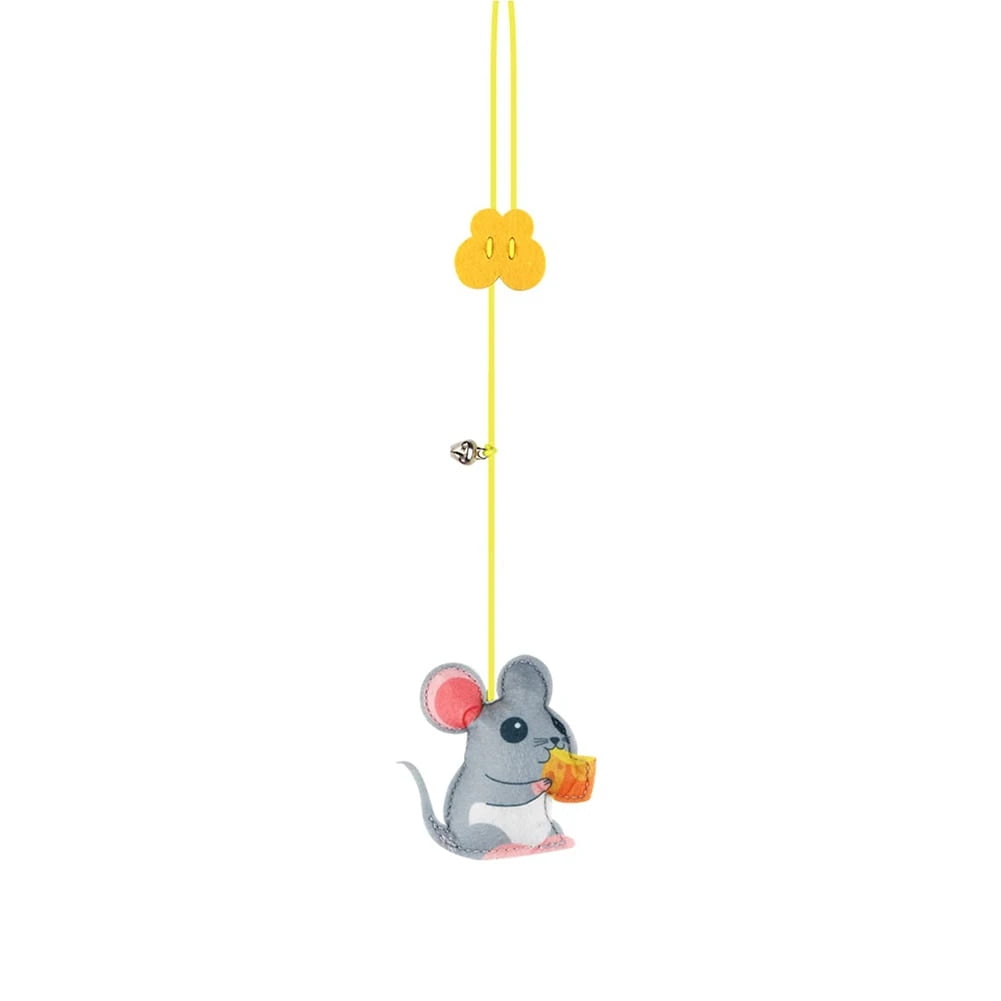 Cat Toys Swing Sticky Disc Elastic Hanging Door Teasing Cat Rope Long ...